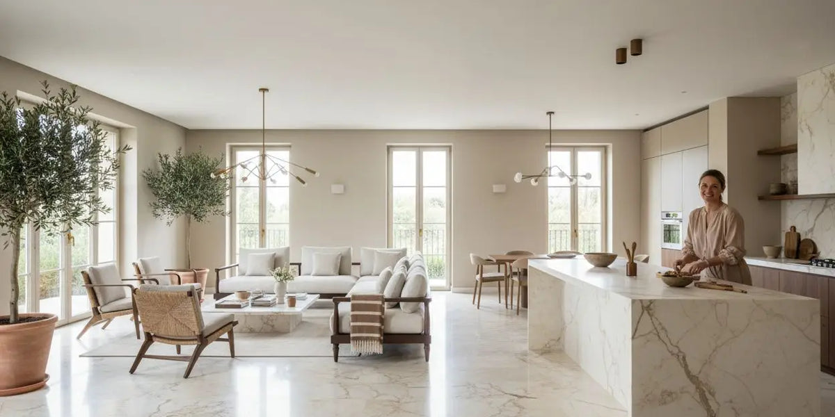 A Guide to Luxurious Crema Marfil Marble– SurfacesGalore