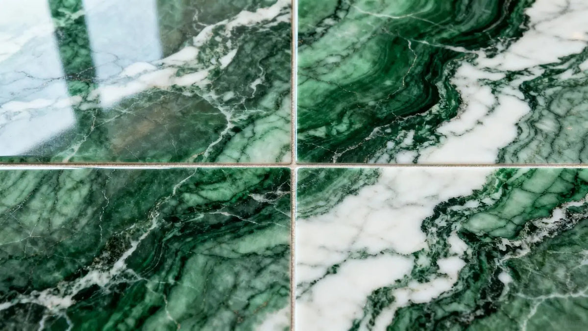 The Natural Elegance of Ming Green Marble Tile– SurfacesGalore
