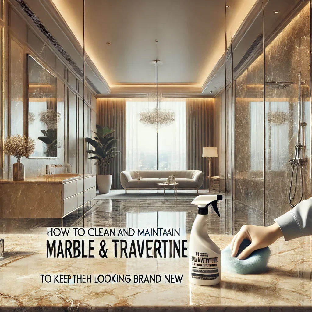 How to Clean & Maintain Marble and Travertine – Expert Tips– SurfacesGalore