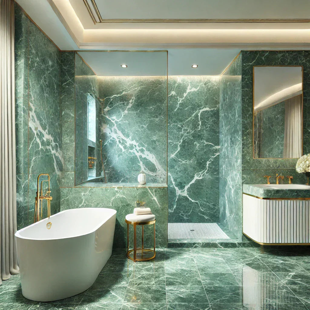 Ming Green Marble Tiles–Luxurious Green Marble for Timeless In...