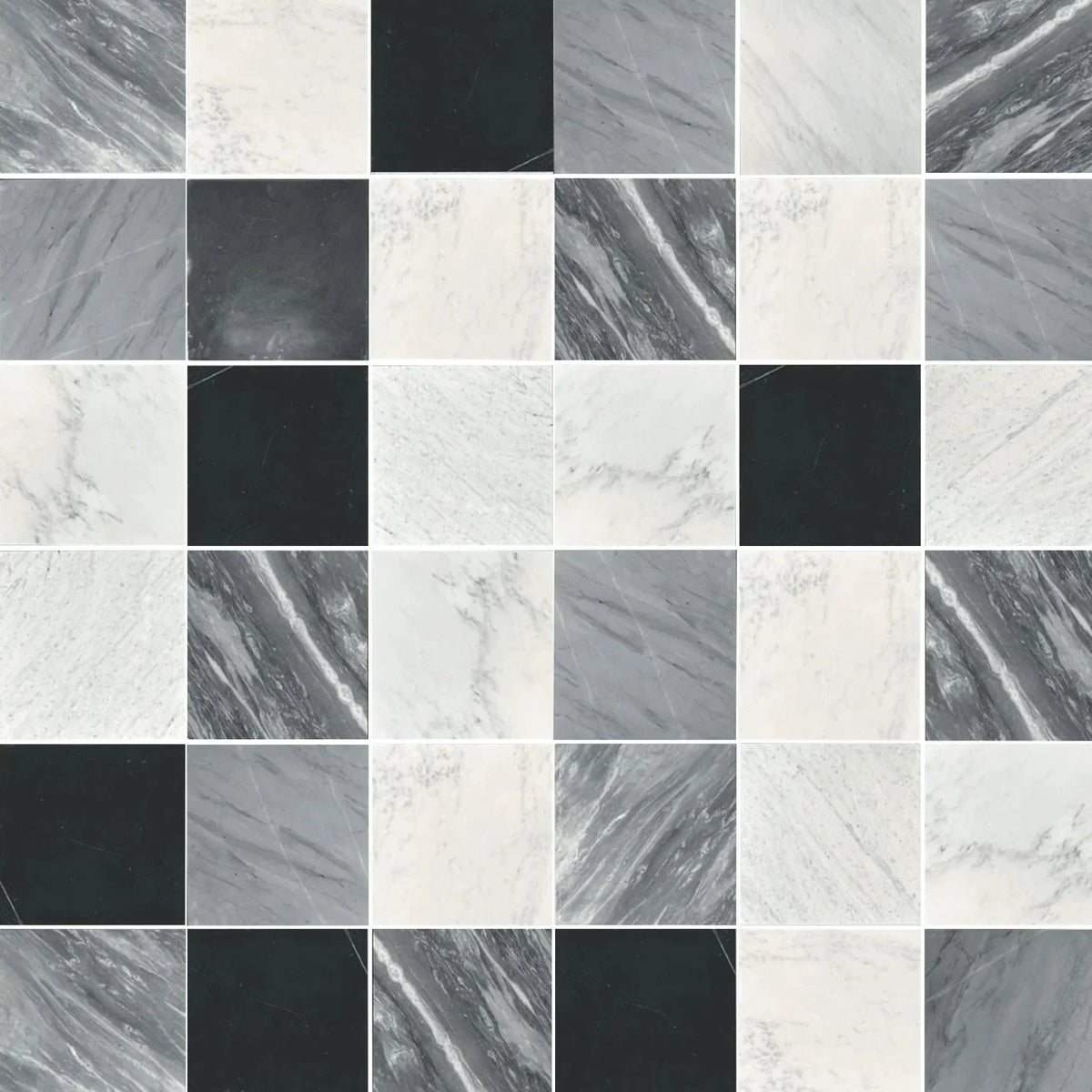 Elegant Checkerboard Marble Tile Sets Guide