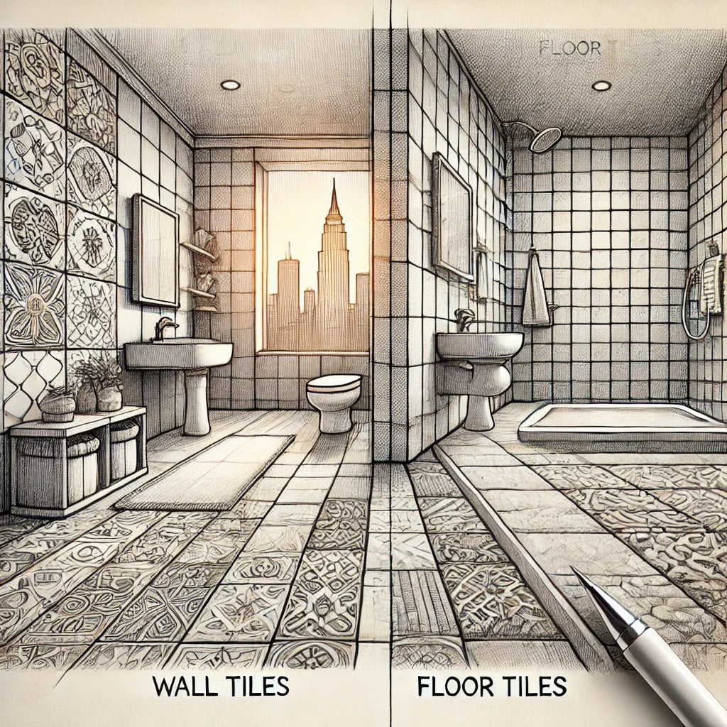 Wall Tile versus Floor Tile Differences Explained