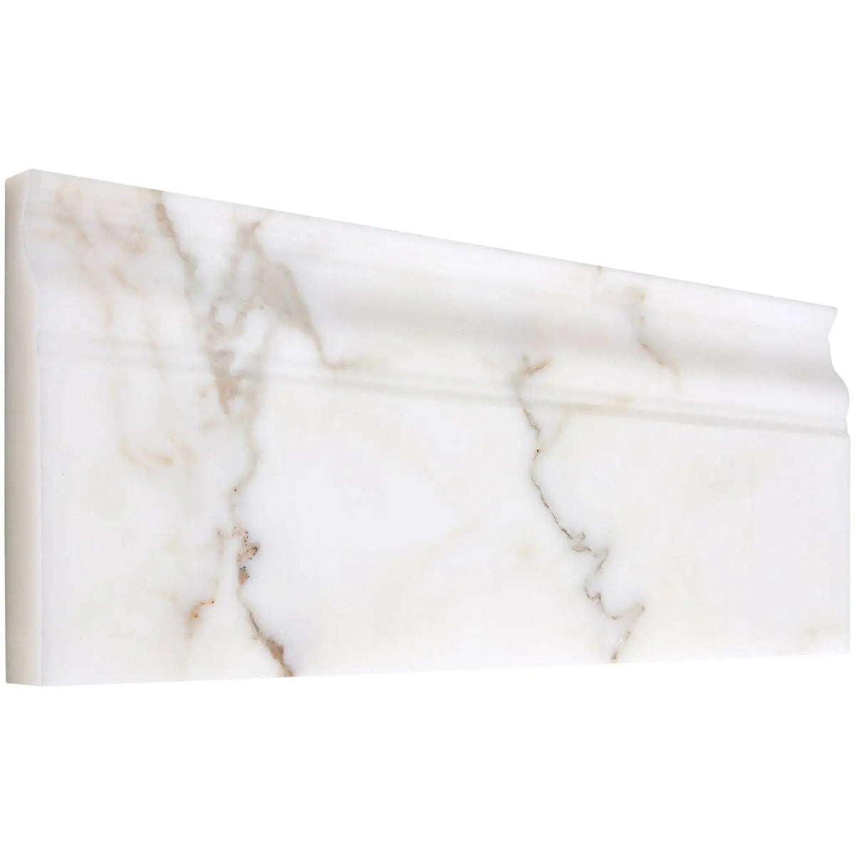 Calacatta Gold Marble Baseboard Trim Molding– SurfacesGalore