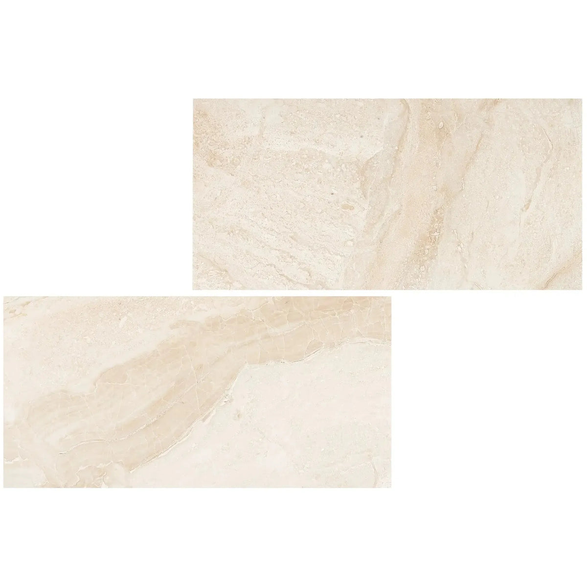 Diano Royal Beige Marble Tile 6X12 Polished Honed