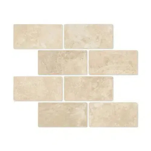 Durango Paredon Travertine 3X6 Tumbled Tile– SurfacesGalore