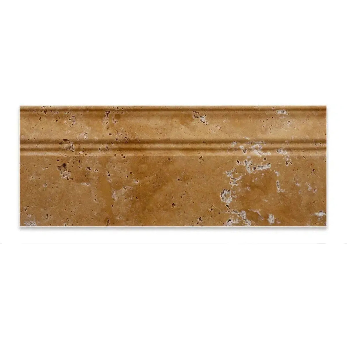 Gold Yellow Travertine Baseboard Trim Molding