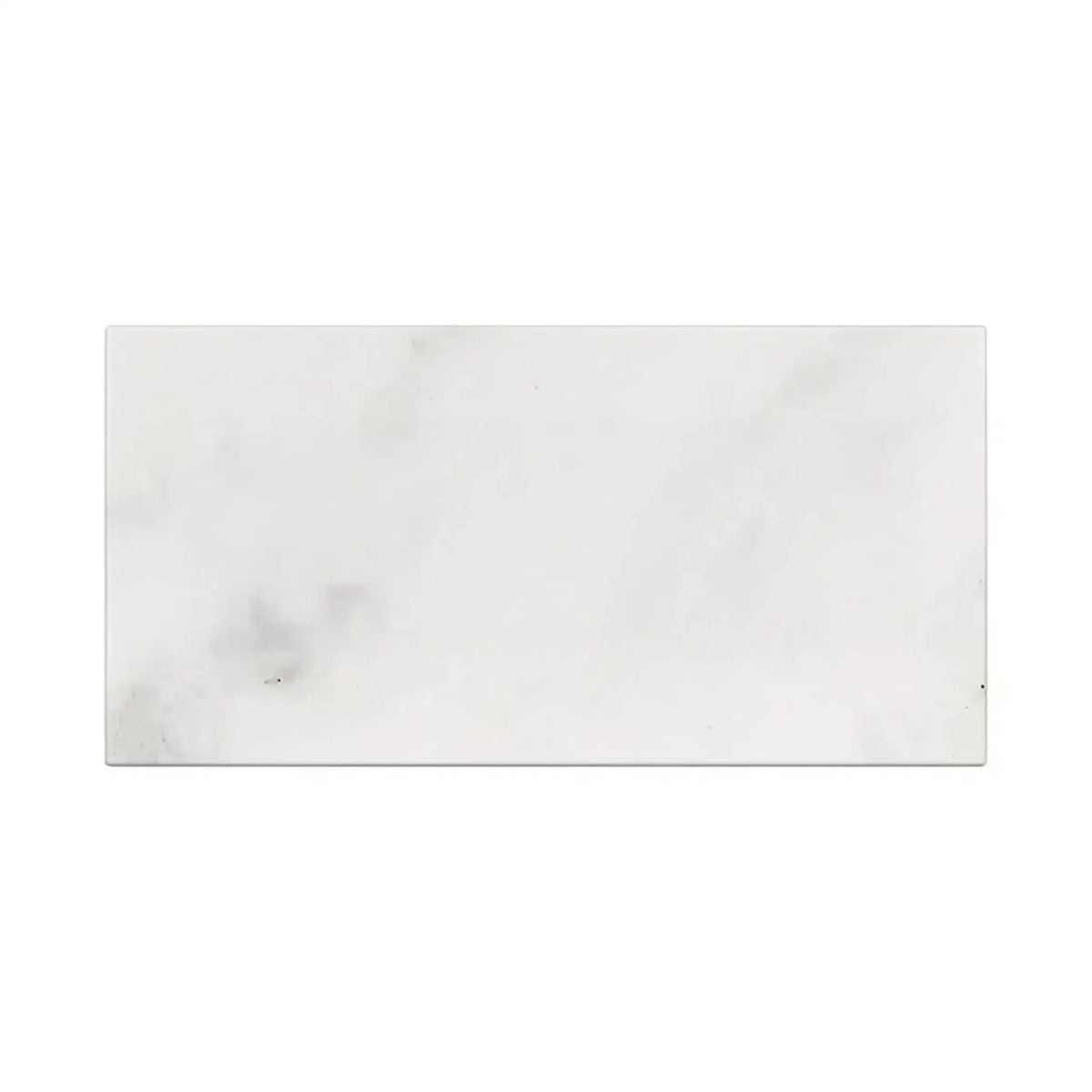 Oriental White Asian Statuary Marble 3X6 Tumbled
