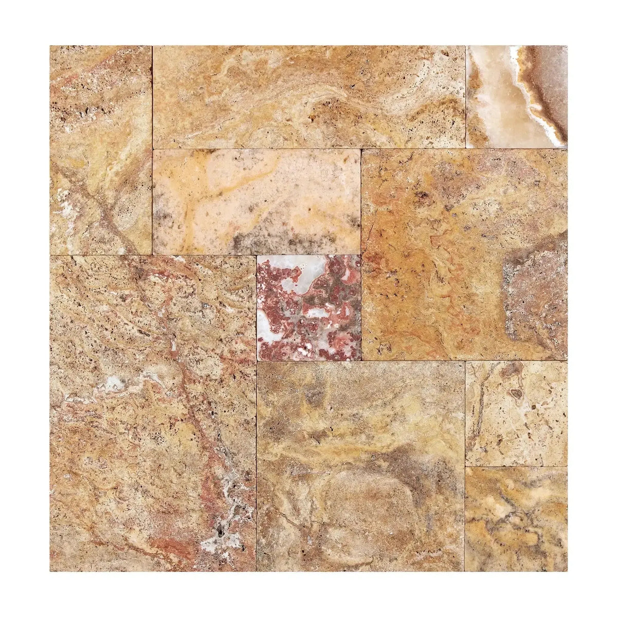 Scabos Travertine Versailles French Pattern Set