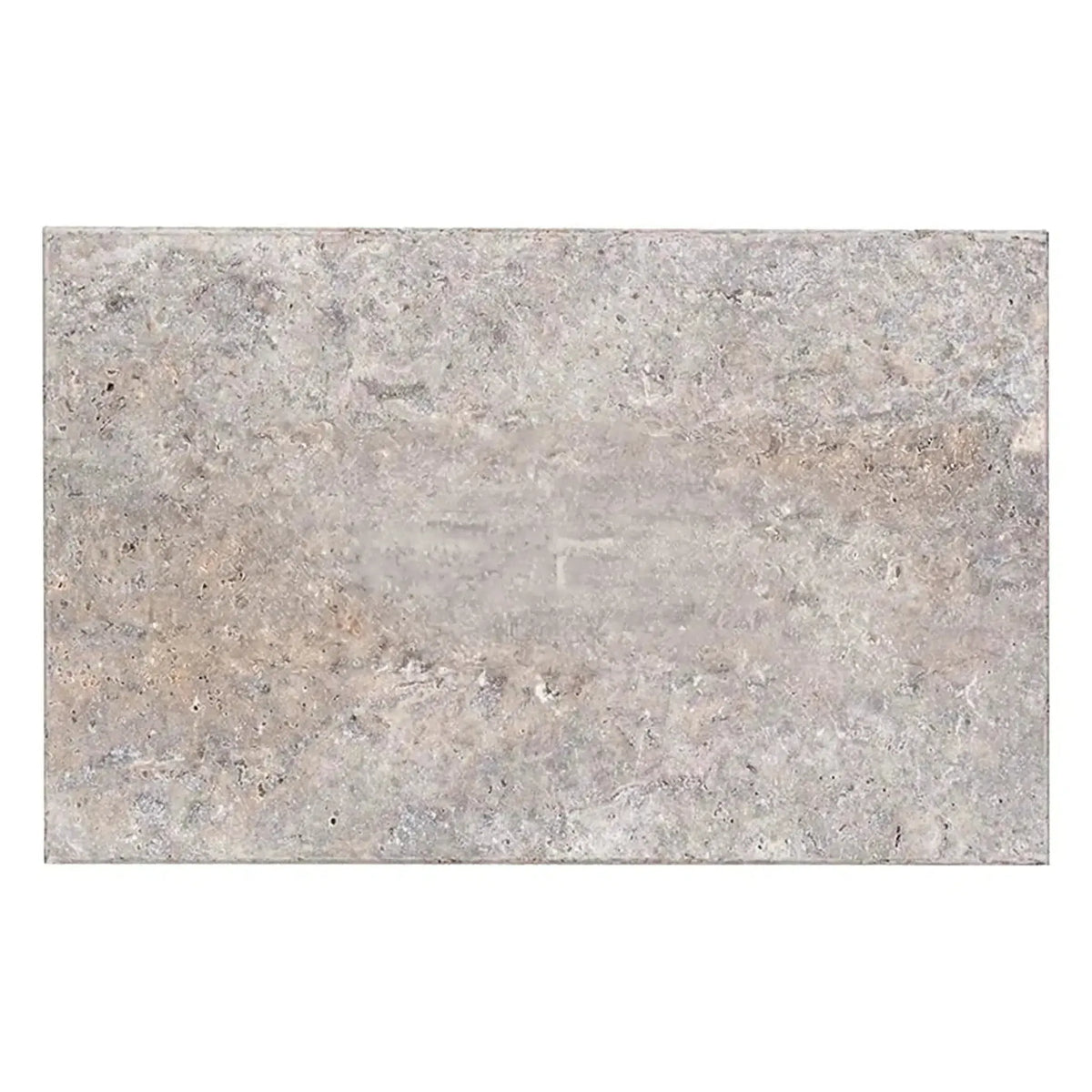 Silver Gray Travertine 16X24 Tumbled Tile